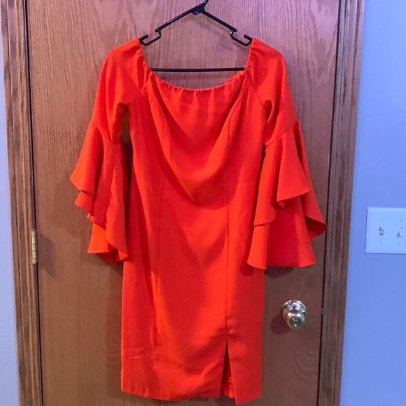 VENUS | Dresses | Venus Orange Dress | Poshmark